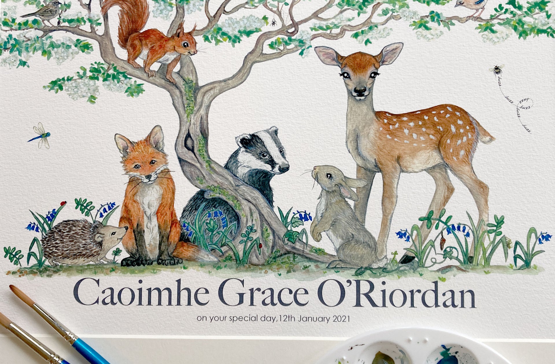 Made In Ireland Personalised Baby Gifts | Fiadh & Finn | Kildare ...